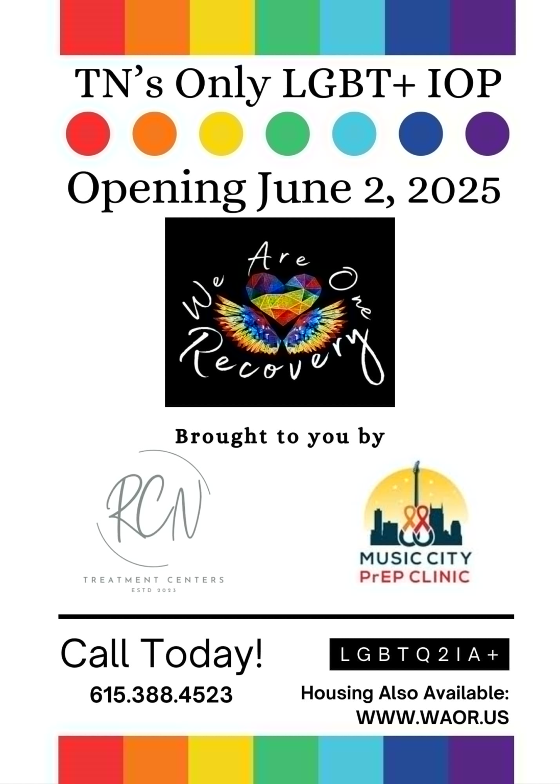 LGBT+ IOP – We Are One Recovery